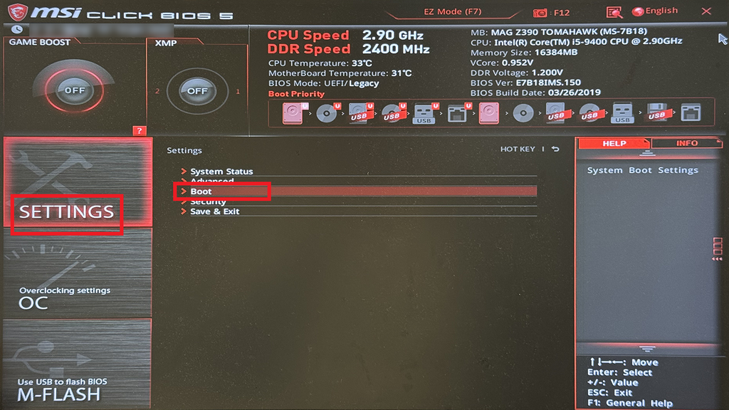 微星主板台式电脑 BIOS 设置 U 盘启动 - KOBIN 技术随笔